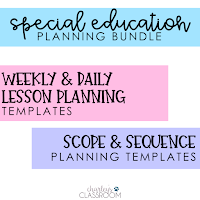 Lesson Planning in My Special Education Classroom - Charley's Classroom